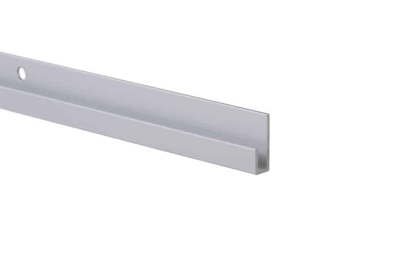 J-rail Silver 200cm/78" w/Installation Hardware | Hang It Up Systems